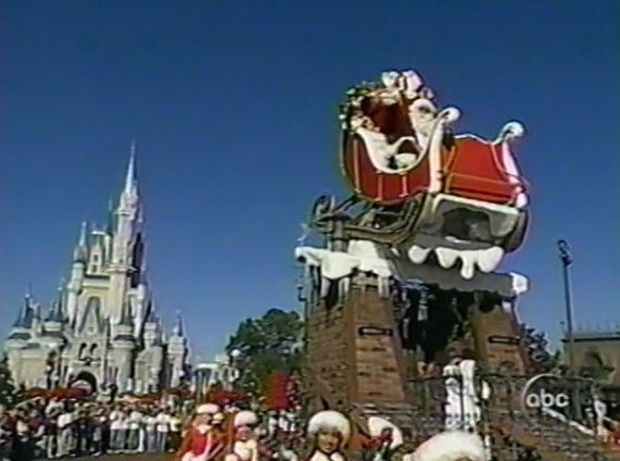 2003 Walt Disney World Christmas Day Parade | Regis Philbin | Kelly ...