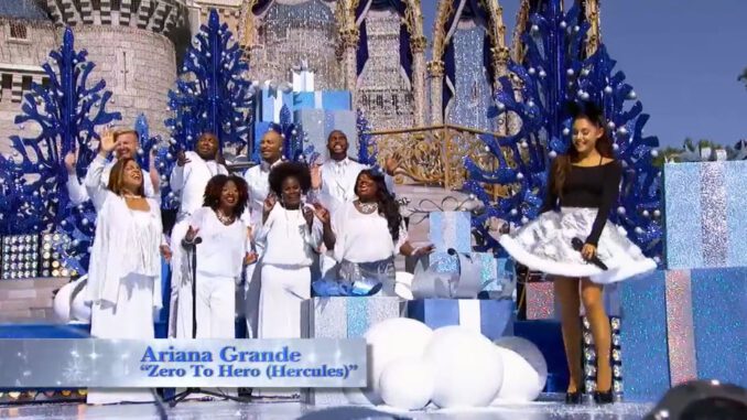 2015 Walt Disney World Christmas Day Parade | Robin Roberts | Jesse ...