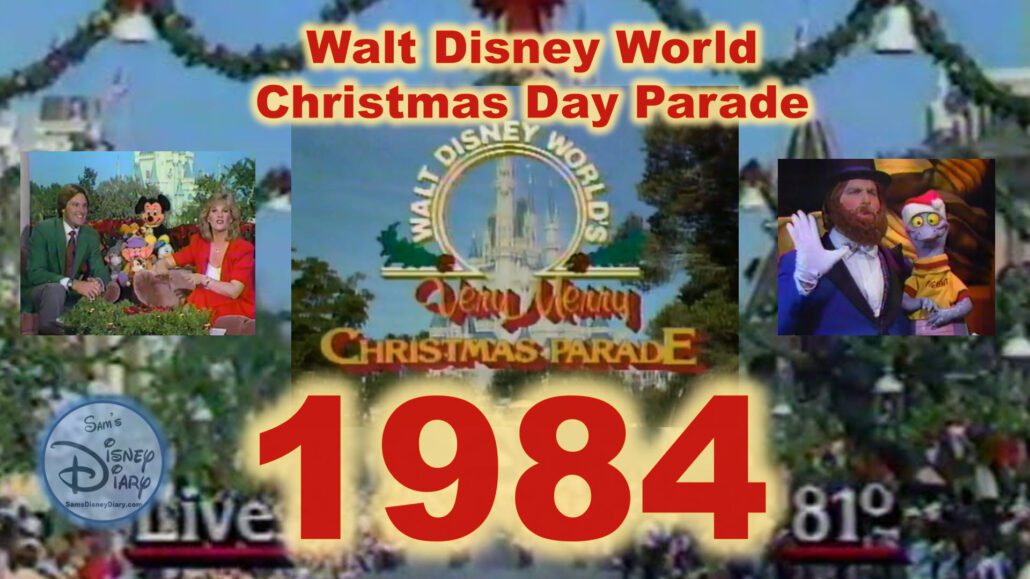 1984 Walt Disney World Christmas Day Parade | Joan Lunden | Bruce ...