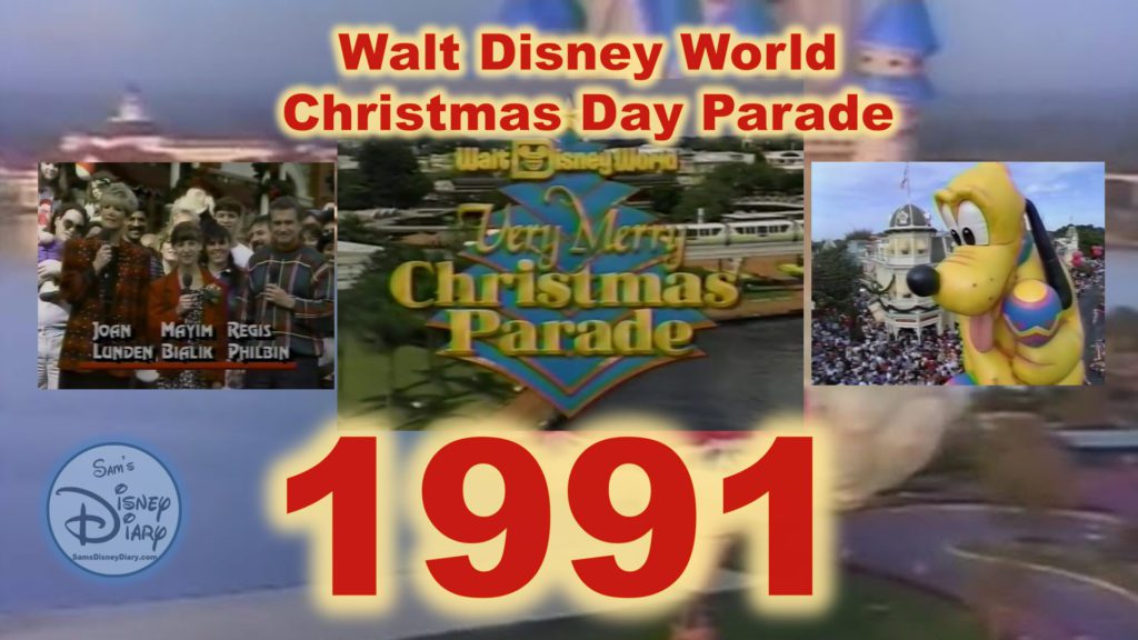 1991 Walt Disney World Christmas Day Parade | Joan Lunden | Regis ...