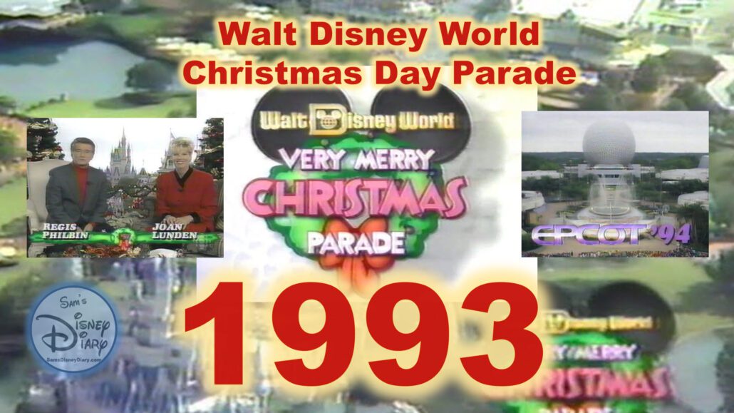 1993 Walt Disney World Christmas Day Parade | Joan Lunden | Regis ...