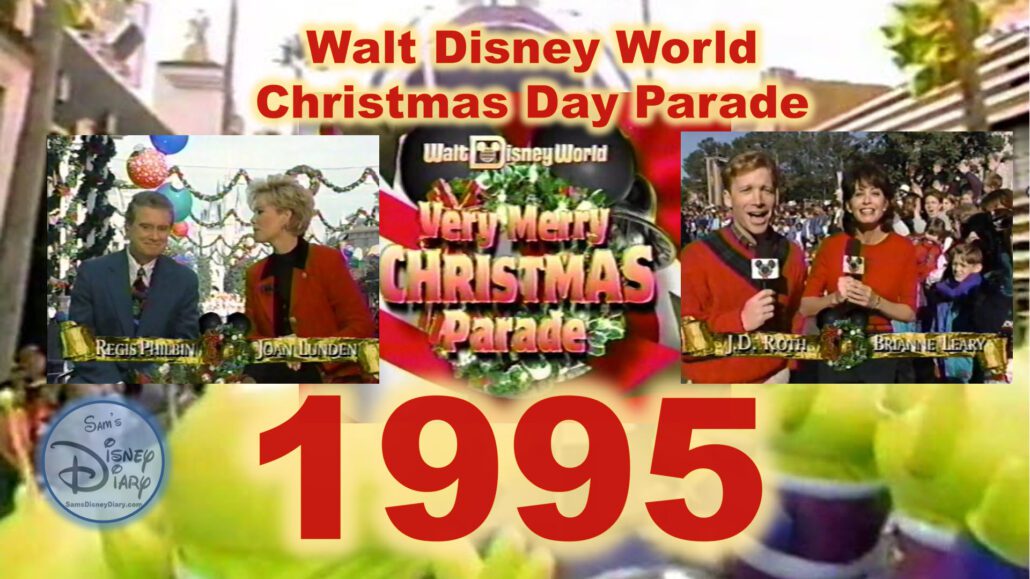 1995 Walt Disney World Christmas Day Parade | Regis Philbin | Joan ...