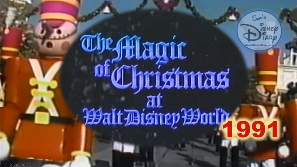 The Magic of Christmas at Walt Disney World | 1991 | A Day A Walt ...