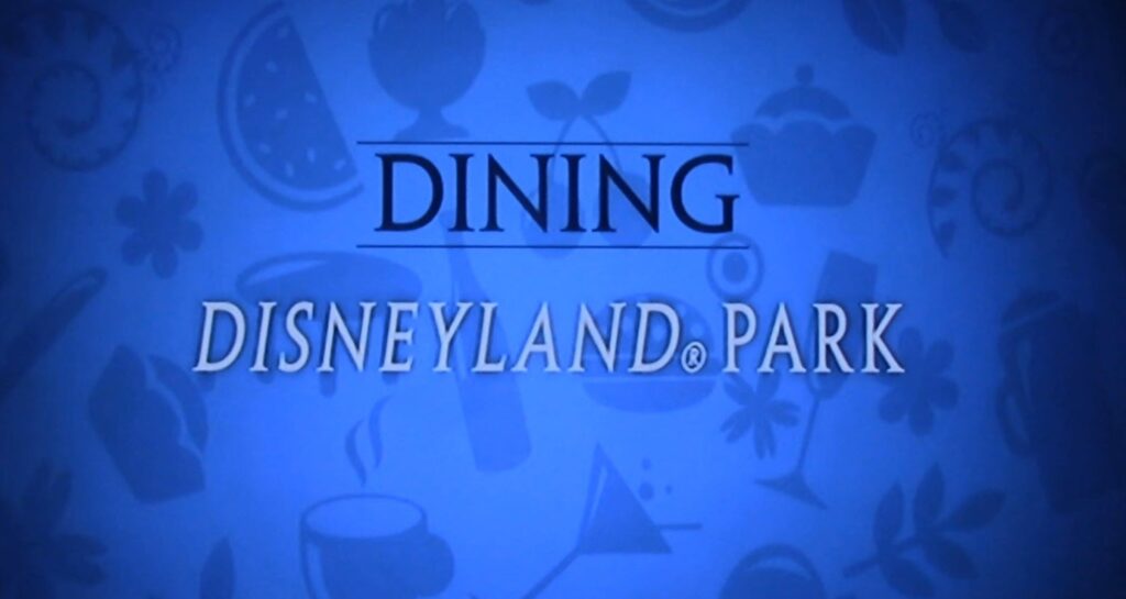 Guide to Disneyland Dining 2017 Resort TV Special - Sam's Disney Diary