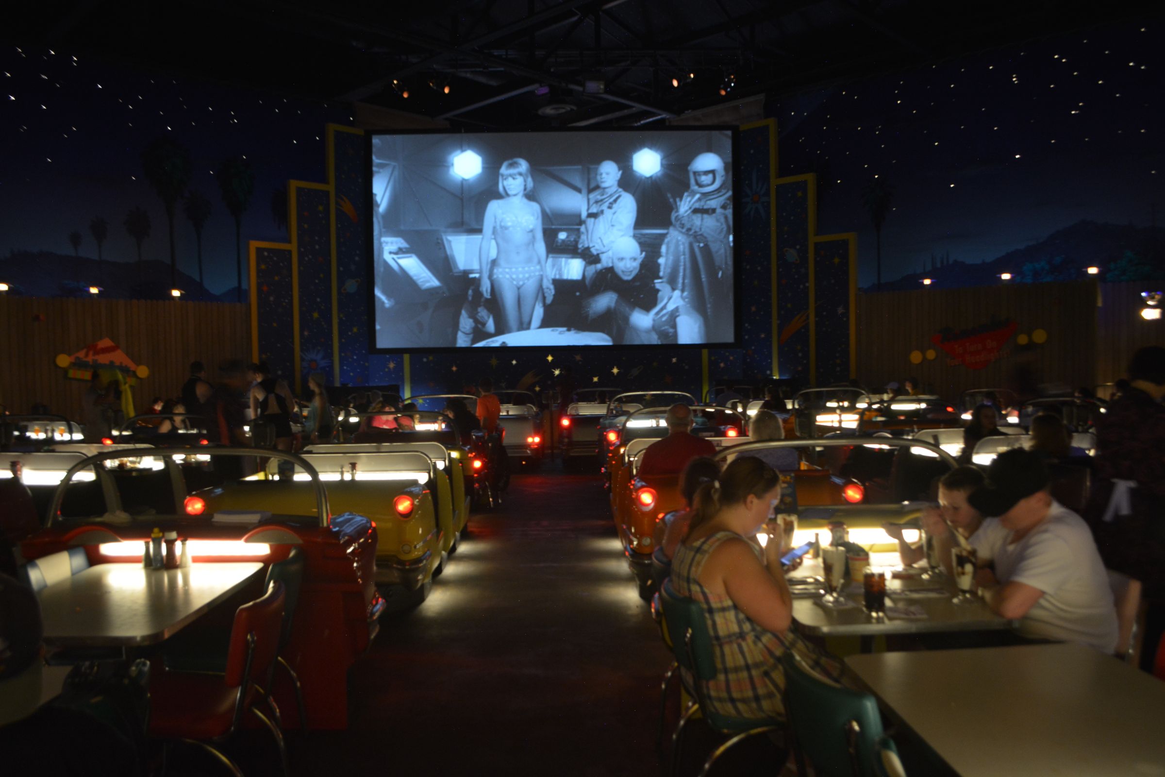 Sci-Fi Dine-In Theater Video Loop