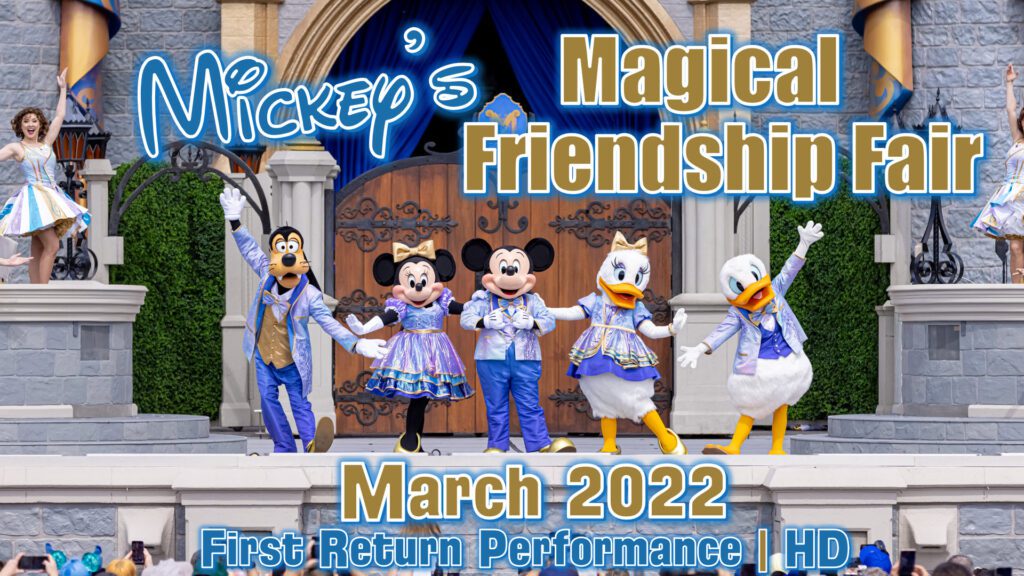 Mickey's Friendship Fair Returns to Cinderella Castle - Sam's Disney Diary