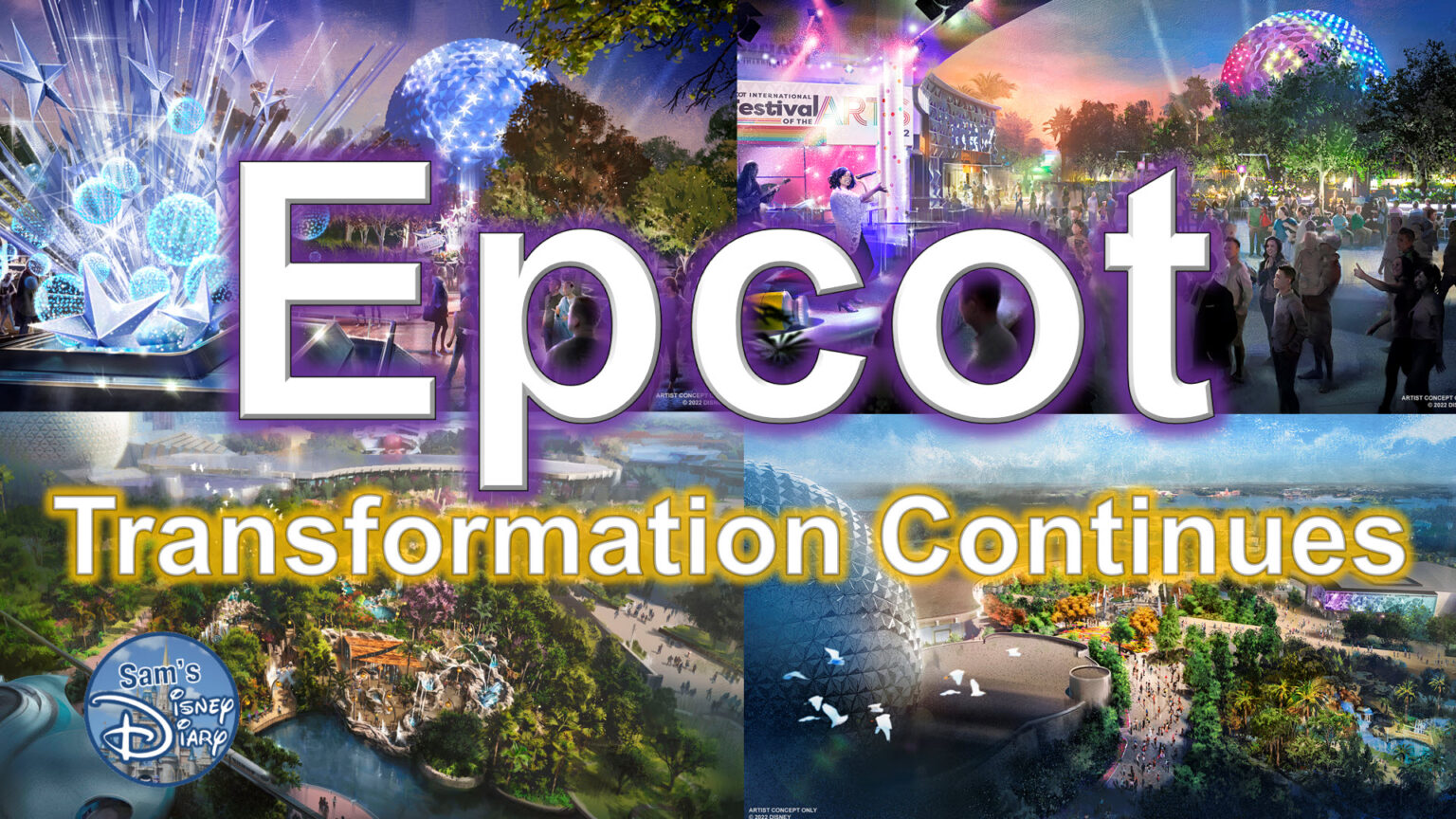 Epcot Transformation Continues | Walt Disney World | New Concept Art ...