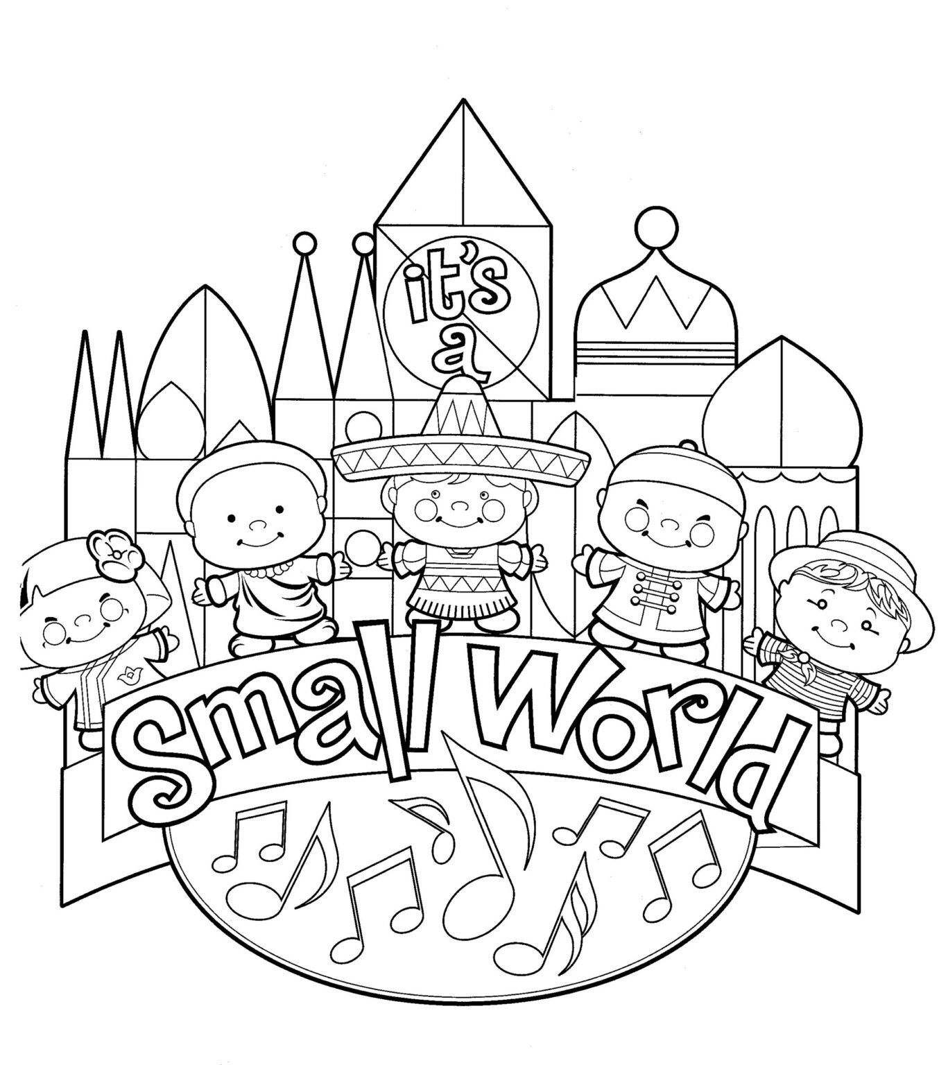 Walt Disney World Coloring Pages - Sam's Disney Diary