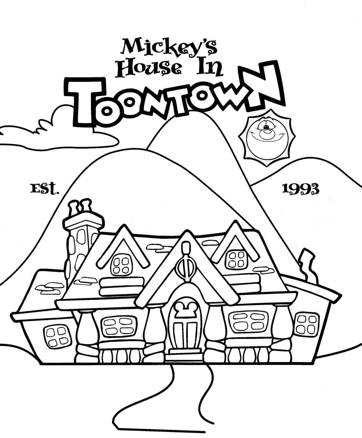 Walt Disney World Coloring Pages - Sam's Disney Diary