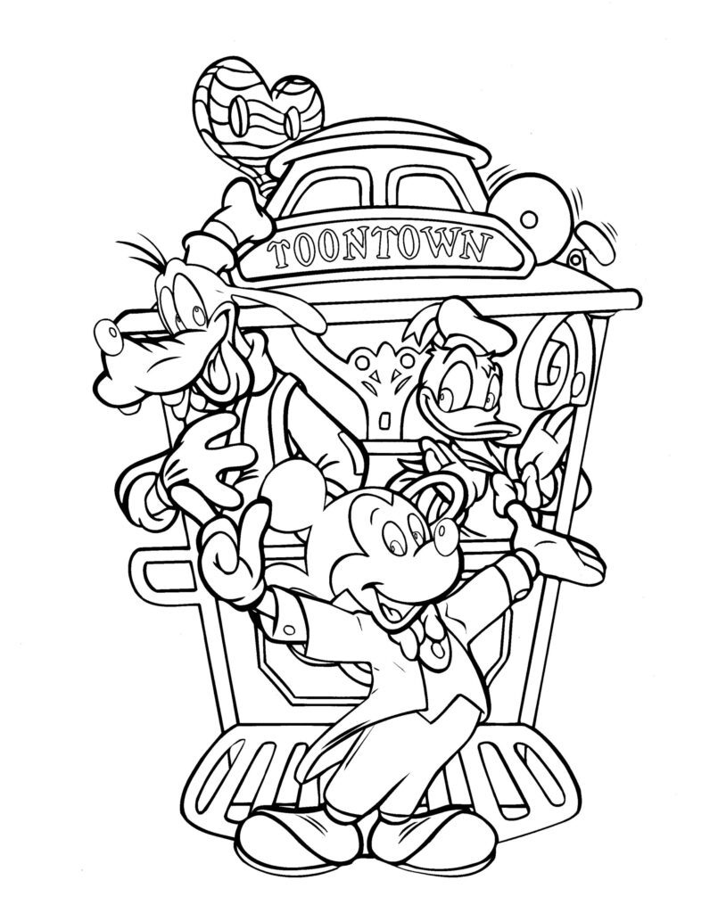 Walt Disney World Coloring Pages