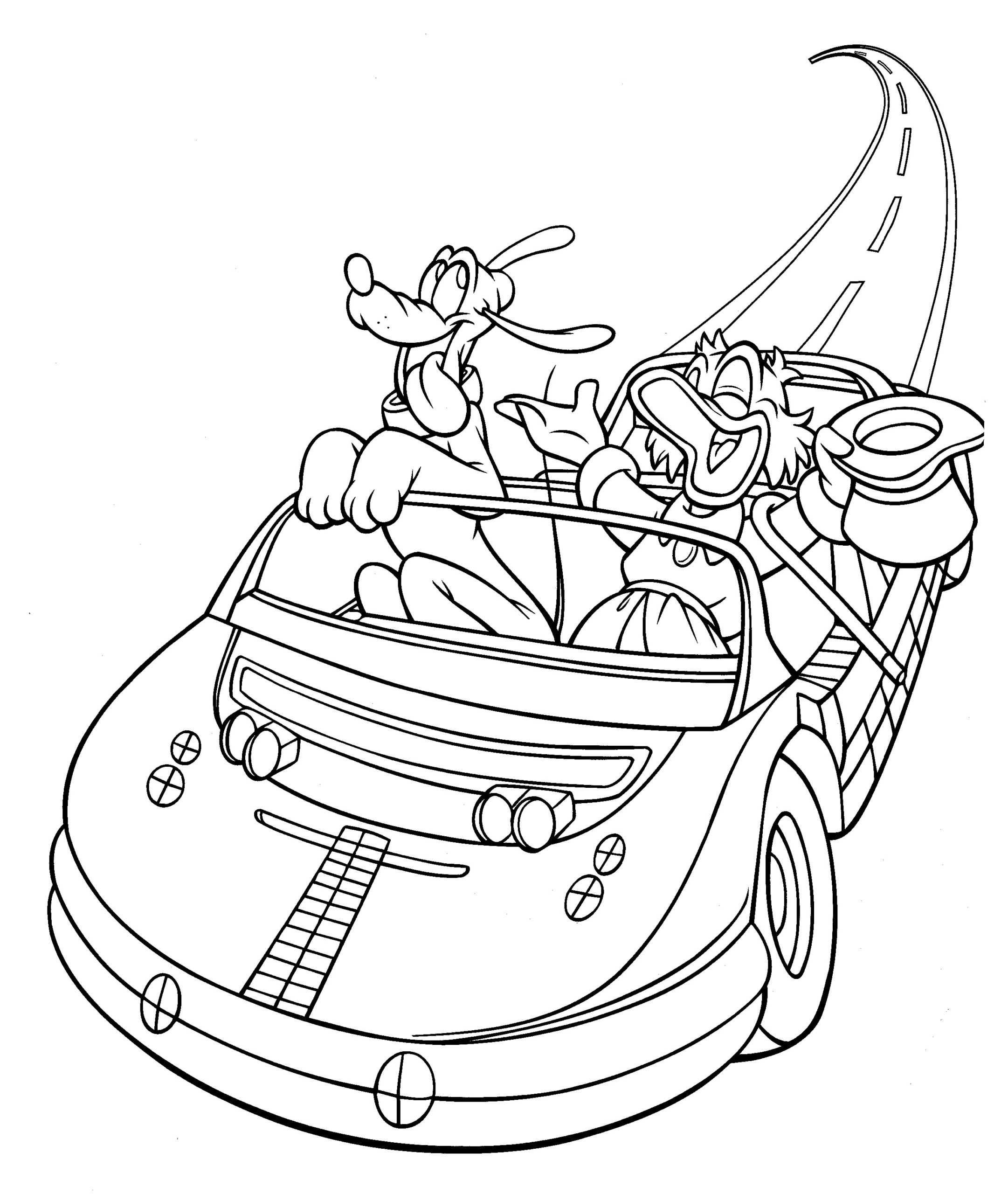 Walt Disney World Coloring Pages - Sam's Disney Diary