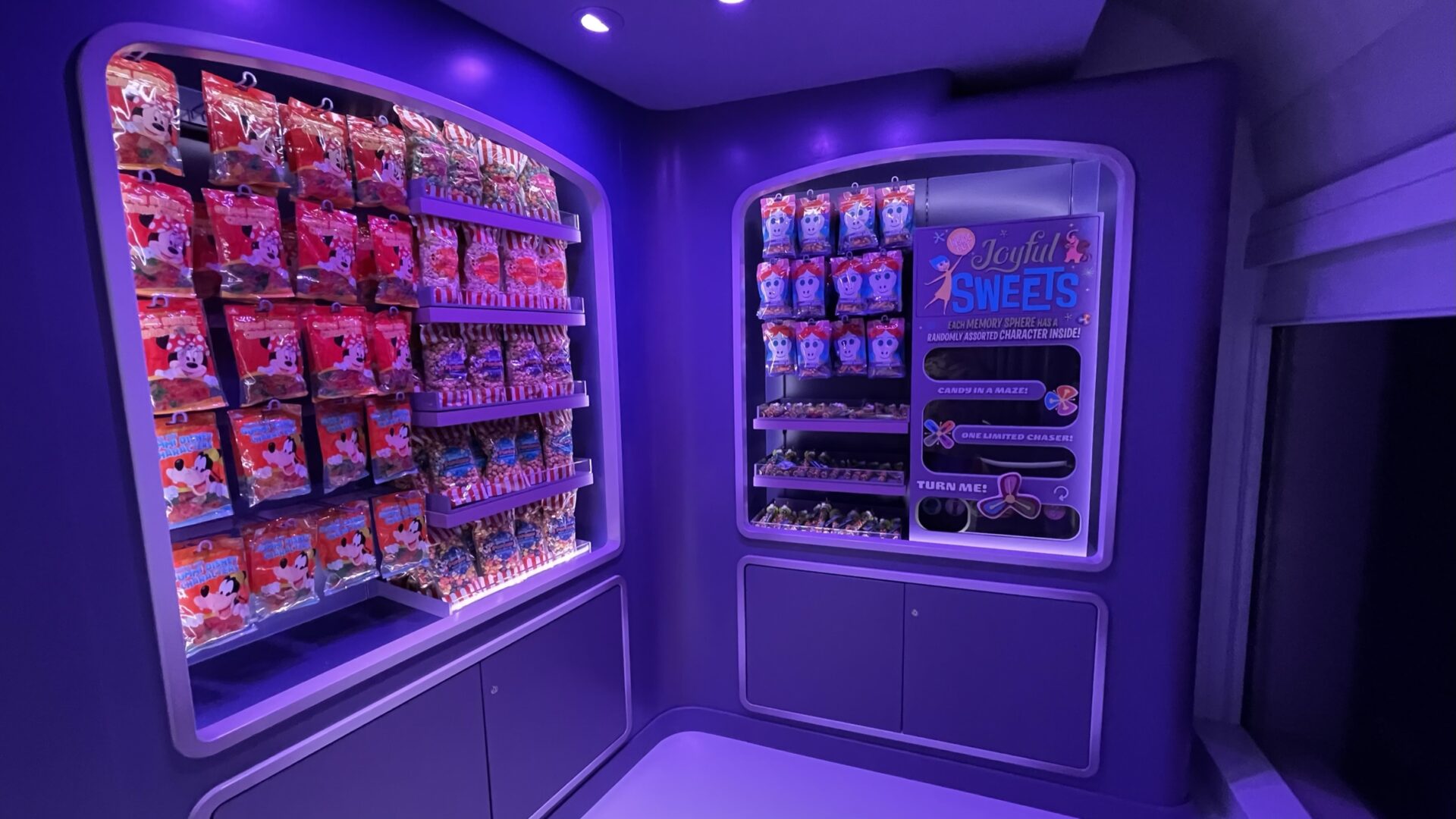 Inside Out Treats at Joyful Sweets on the Disney Wish