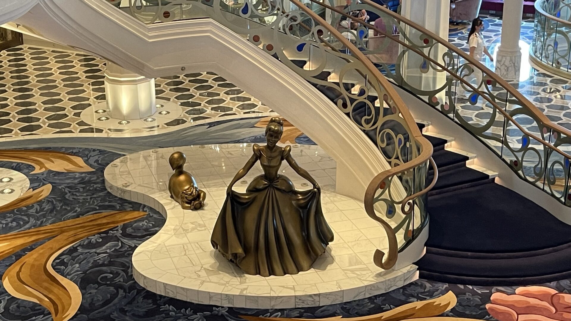 Inside the Grand Hall on the Disney Wish with Matthew O'Neill