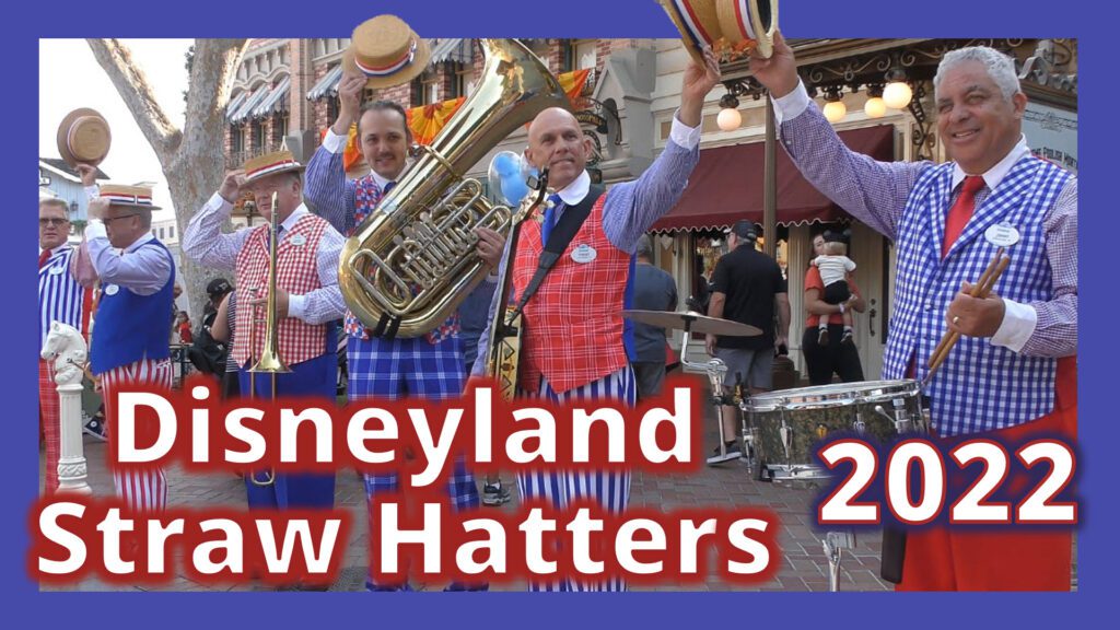 Main Street USA Music Disneyland Straw Hatters - Sam's Disney Diary
