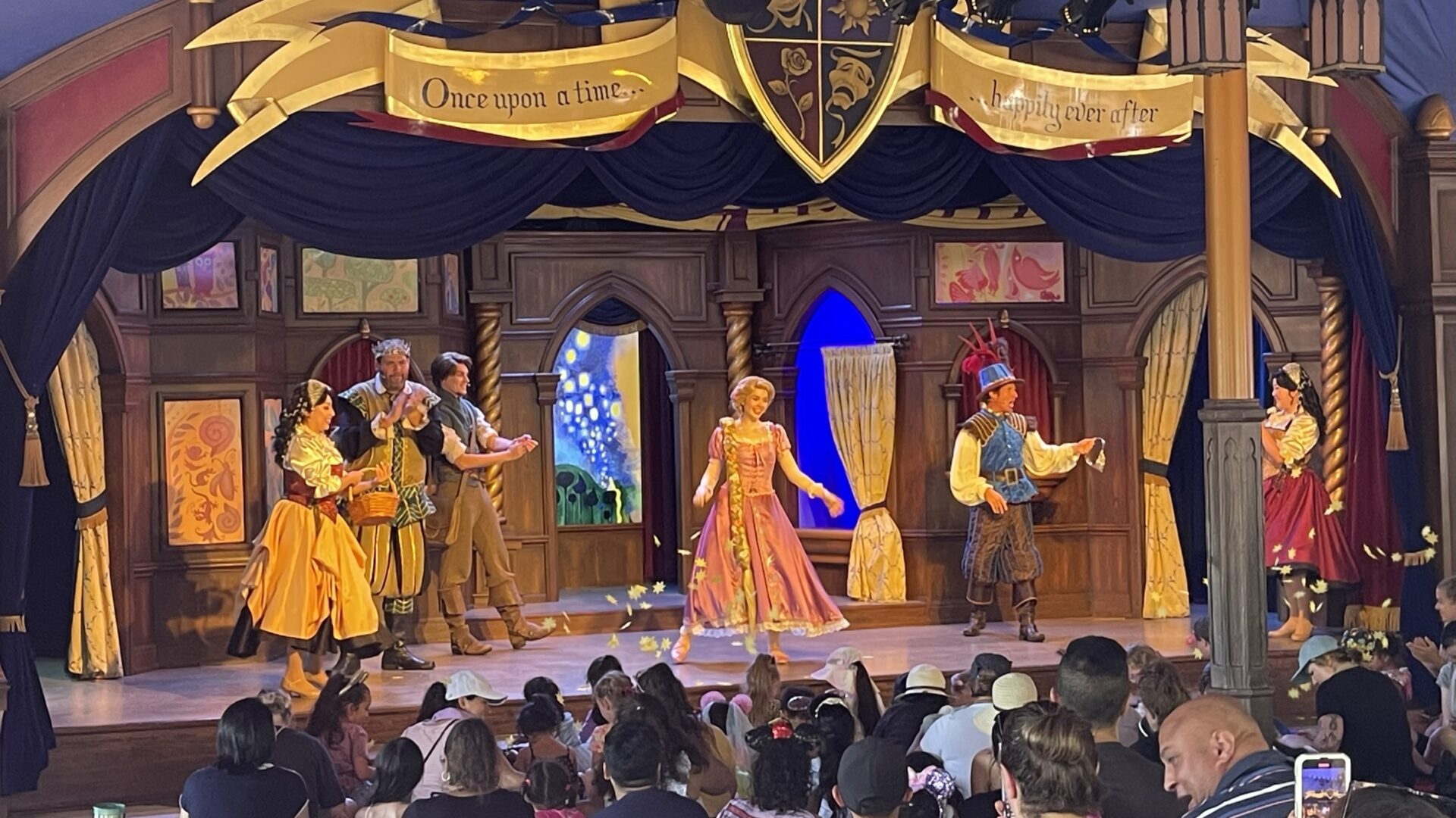 Medieval Tent Theater Tangled Storytelling - Sam's Disney Diary