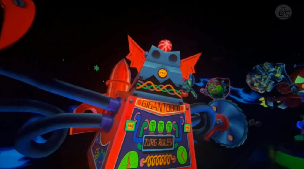 Buzz Lightyear Astro Blasters Disneyland Ride Video