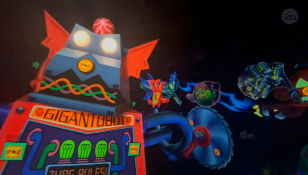 Buzz Lightyear Astro Blasters Disneyland Ride Video