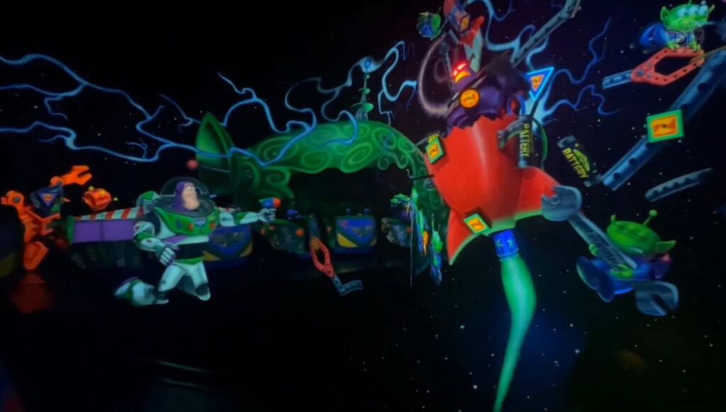 Buzz Lightyear Astro Blasters Disneyland Ride Video