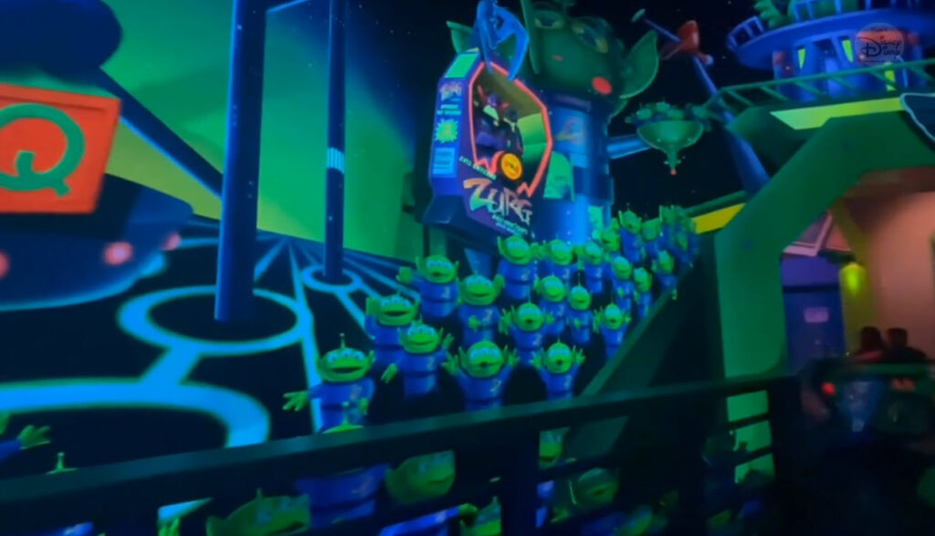 Buzz Lightyear Astro Blasters Disneyland Ride Video