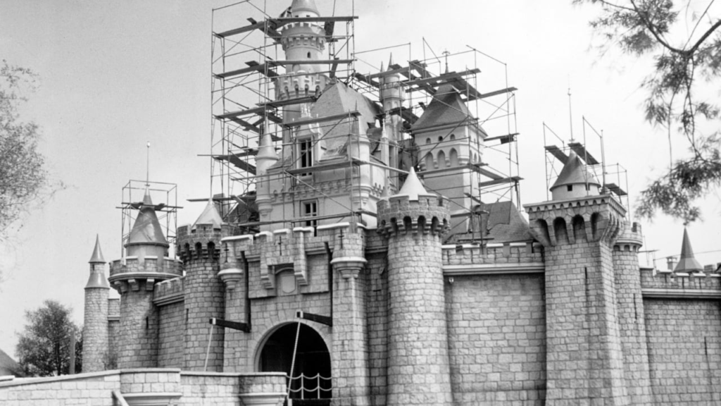 Disneys Sleeping Beauty Castle Construction photos - Sam's Disney Diary