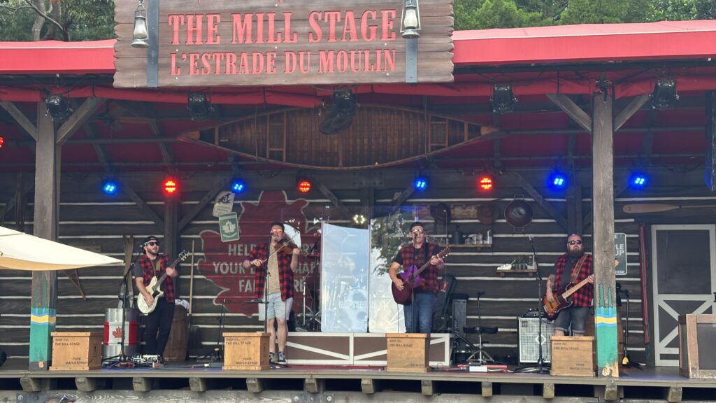 Les Raftsmen belter know as Les Rats d’Swompe Rock Epcots Canada - Sam ...