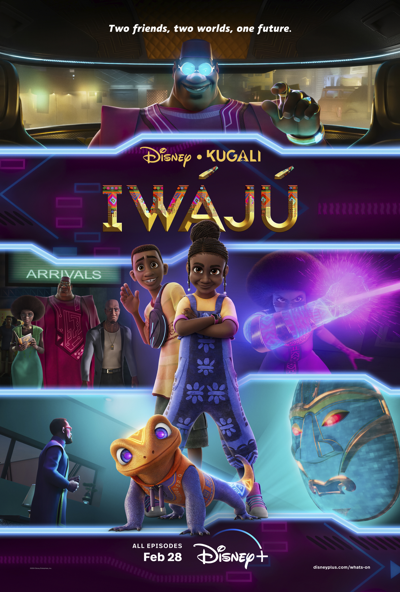 Iwájú Teaser Trailer: Disney+ Futuristic Lagos Series