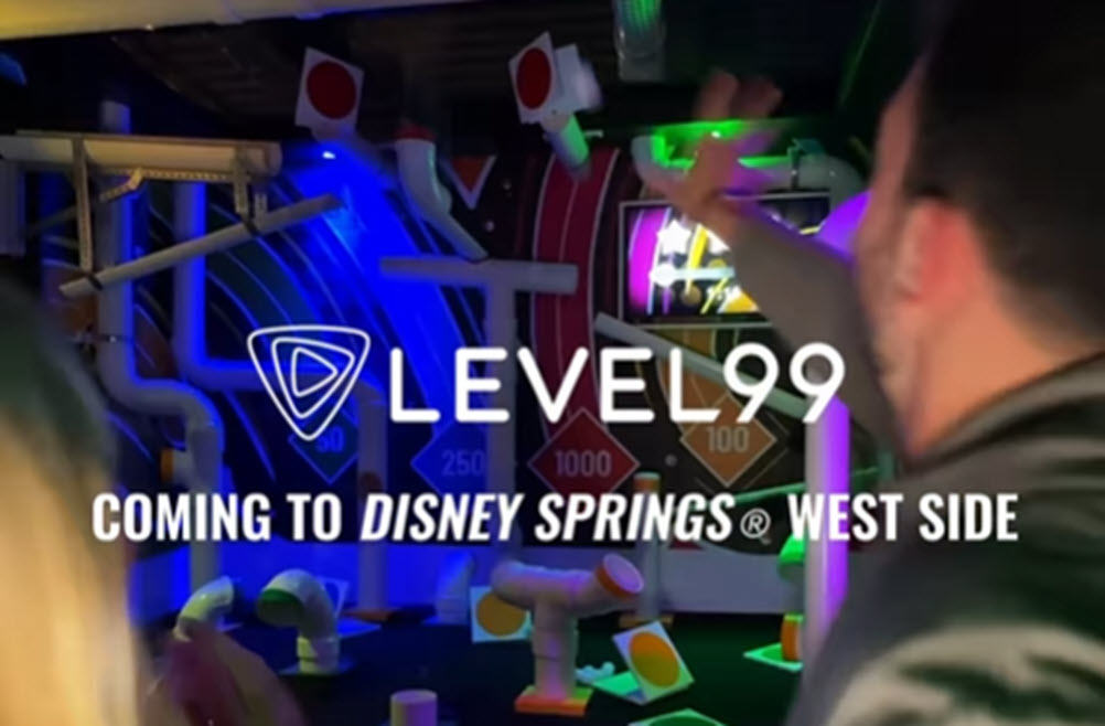 Level99 Disney Springs Announced: Interactive Fun Returns