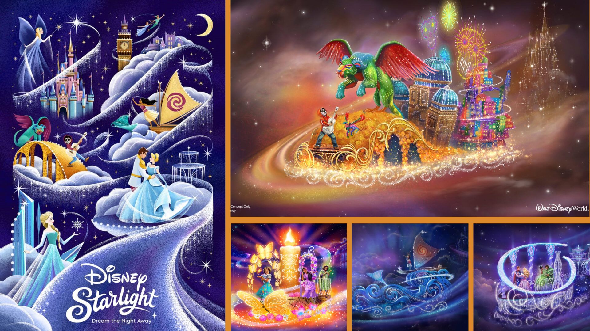Disney Starlight Parade at Magic Kingdom: New Details & Floats