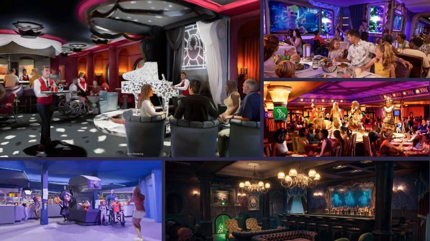 Disney Destiny Cruise Line Dining Revealed